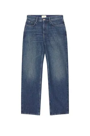 THE ROW Vanya Jean - Medium Indigo