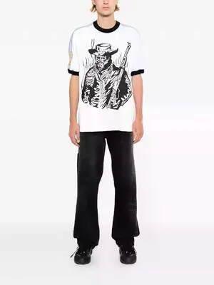 WARREN LOTAS Graphic-print Ringer T-shirt