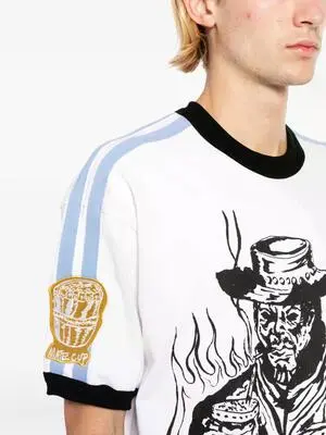 WARREN LOTAS Graphic-print Ringer T-shirt