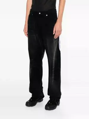 WARREN LOTAS Graphic Print Jeans