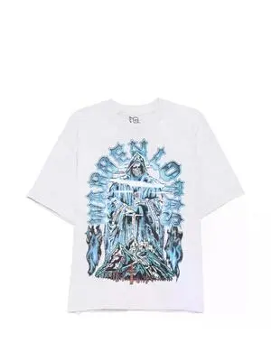 WARREN LOTAS Graphic-print T-shirt - Grey