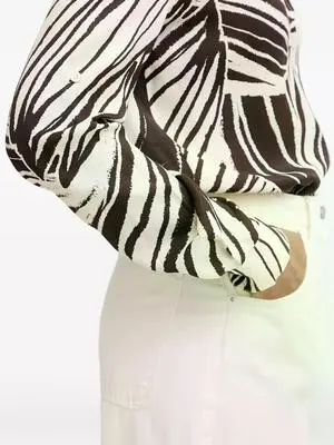 Guess Zebra-print Long-sleeve Shirt