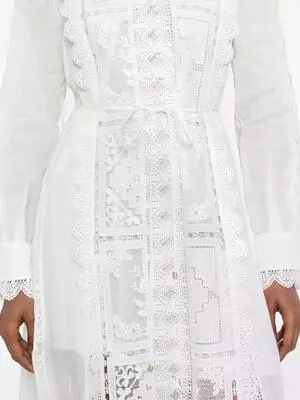 Zimmermann Aster Embroidered Midi Dress