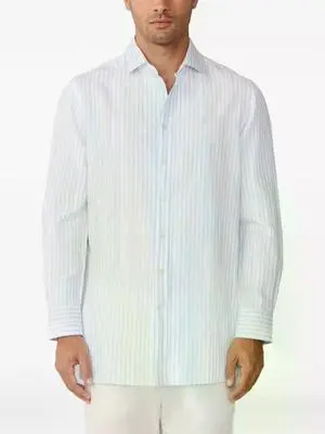 HACKETT Striped-pattern Tailored-fit Shirt - White