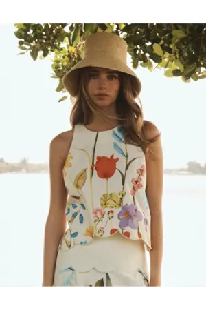 Mestiza New York Prism Scallop Tank Top