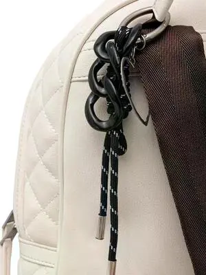 SILVIAN HEACH Quilted Logo-embossed Backpack