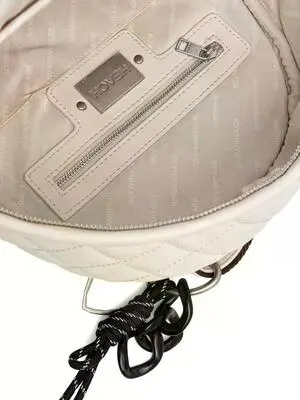 SILVIAN HEACH Quilted Logo-embossed Backpack
