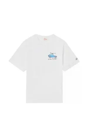 MC2 SAINT BARTH Portofino Print-detail T-shirt - White