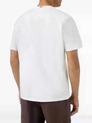 MC2 SAINT BARTH Portofino Print-detail T-shirt - White