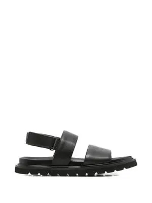 ALBERTO GOZZI Touch-strap Ridged-sole Sandals - Black