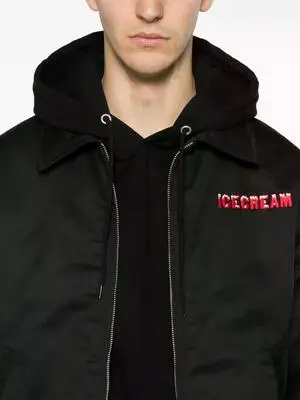 ICECREAM Logo Embroidered Zip-up Jacket