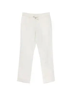 Gant Linen Drawstring Waist Trousers - Neutrals