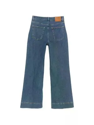 Gant Button-detail Flare Jeans