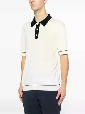 Gant Contrast-collar Short-sleeved Polo Shirt
