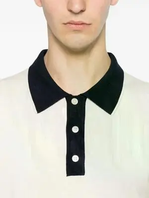 Gant Contrast-collar Short-sleeved Polo Shirt