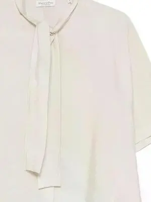 Marc O'polo Pussy-bow Short-sleeve Blouse