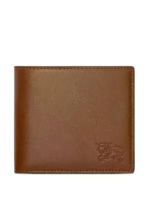 Burberry Pop-check Bi-fold Wallet - Brown