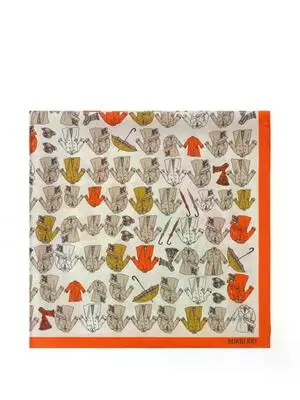 Burberry Trench Coat Silk Scarf