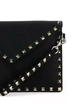 Valentino Garavani Rockstud Leather Clutch Bag