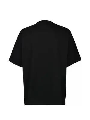 BREATH Rhinestone-embellished Logo-print T-shirt - Black