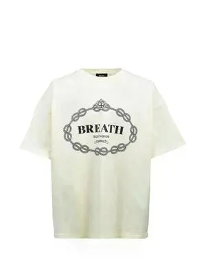 BREATH Logo-print T-shirt - White