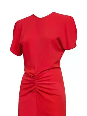 BLANCA VITA Gathe Tulip-sleeve Maxi Dress