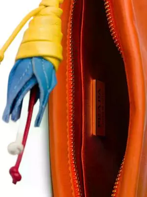 Prada Nappa Leather Zipper Pouch