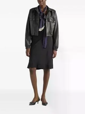 Prada Nappa Leather Zip-up Jacket