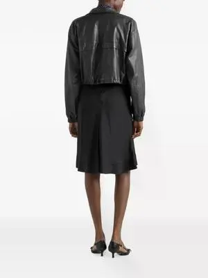 Prada Nappa Leather Zip-up Jacket