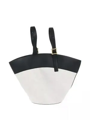 Mcm Himmel Logo-print Buckle-detail Tote Bag