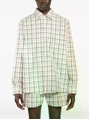 BRYAN JIMENEZ Check-pattern Shirt