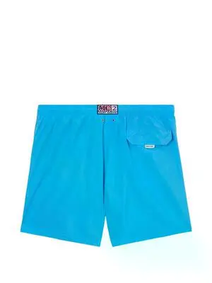 MC2 SAINT BARTH Aqua Drawstring Waist Swim Shorts