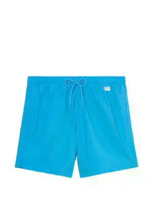 MC2 SAINT BARTH Aqua Drawstring Waist Swim Shorts - Blue