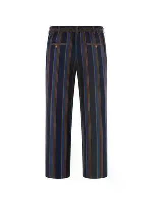 Viktor & Rolf Bayadere Stripe Pleated Trousers