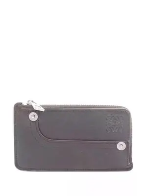 Loewe 2010-2026 Leather Panta Coin Pouch - Brown