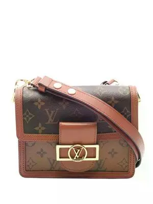 LOUIS VUITTON Mini Dauphine Satchel - Brown