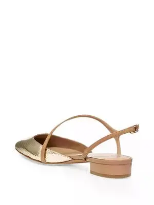 Geox Giselda Snakeskin-effect Slingback Shoes