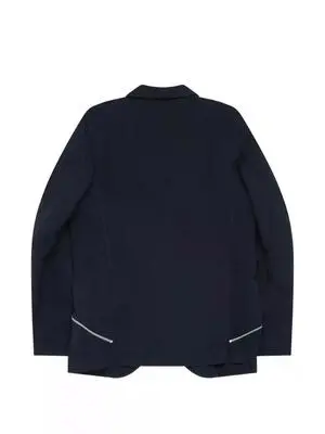 Comme Des Garçons Single-breasted Zip-detail Blazer