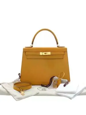 Hermès 2018 Epsom Kelly Ii Sellier 28 Satchel