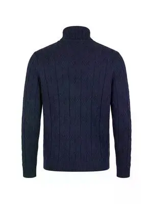 HOOD Cable-knit Roll-neck Sweater