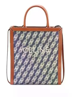 Celine Small Vertical Cabas Satchel - Blue