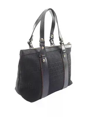 Fendi Zucchino Canvas Handbag