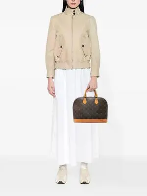LOUIS VUITTON Monogram Alma Pm Handbag - Brown