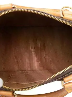 LOUIS VUITTON Monogram Alma Bb Satchel
