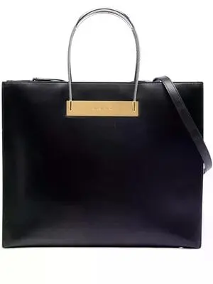 Balenciaga Small Leather Cable Shopper Tote Satchel