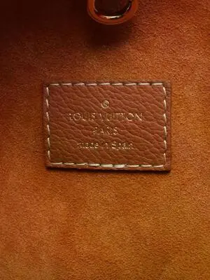 LOUIS VUITTON Grained Calfskin Hobo Pm Shoulder Bag