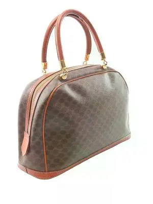 Celine Macadam Coated Canvas Handbag