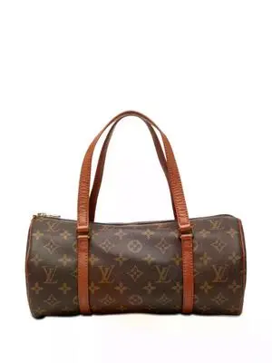 LOUIS VUITTON 1992 Monogram Papillon 30 Handbag - Brown