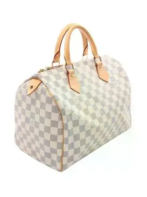 LOUIS VUITTON Damier Azur Speedy 30 Boston Bag