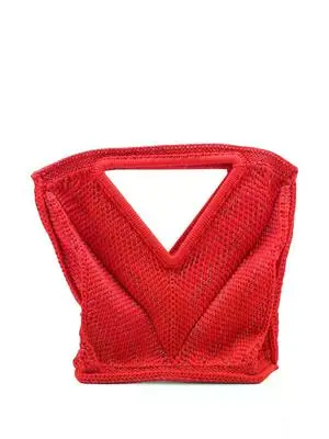 Bottega Veneta Nylon Crochet Point Tote Bag